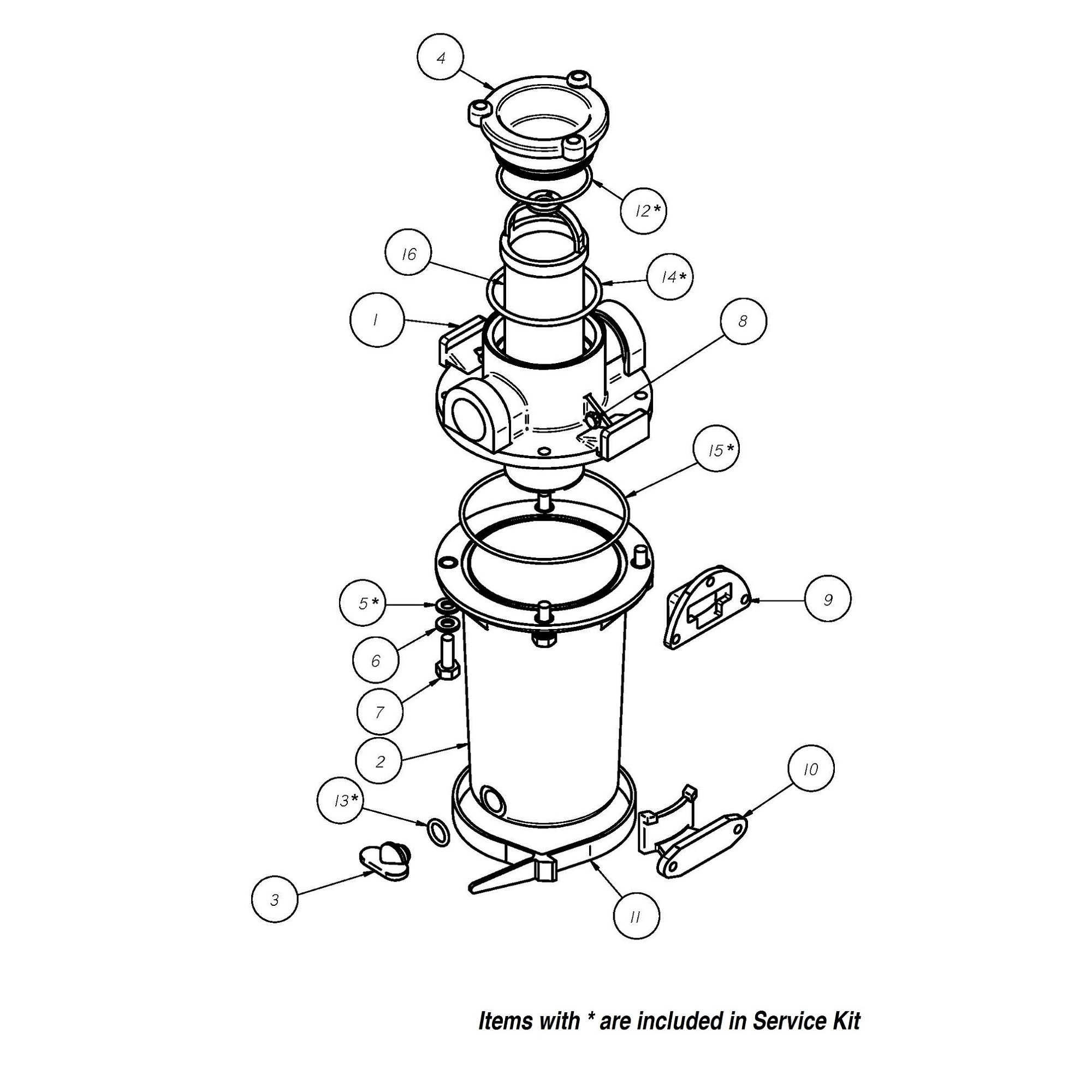 ARG-1000 Series 1" Raw Water Strainer | GROCO