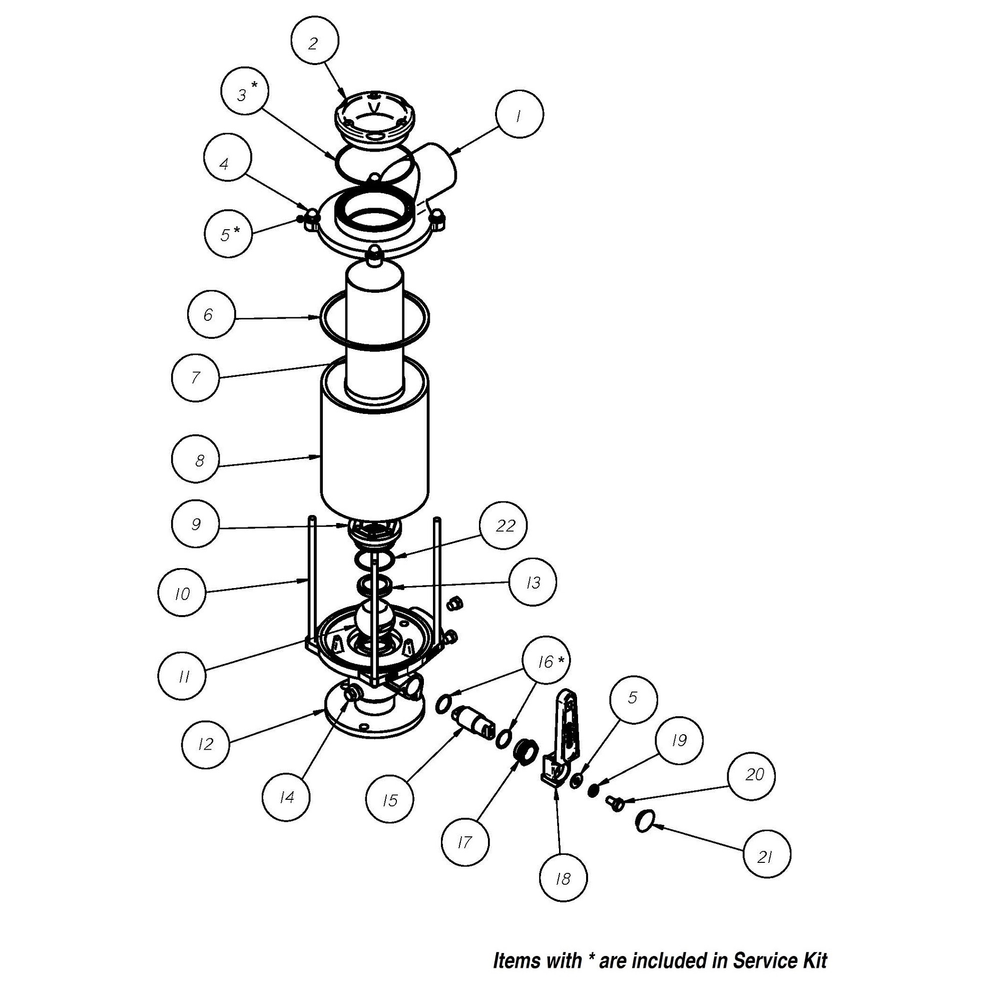 BVS-1250 1-1/4" Strainer Seacock Combination | GROCO