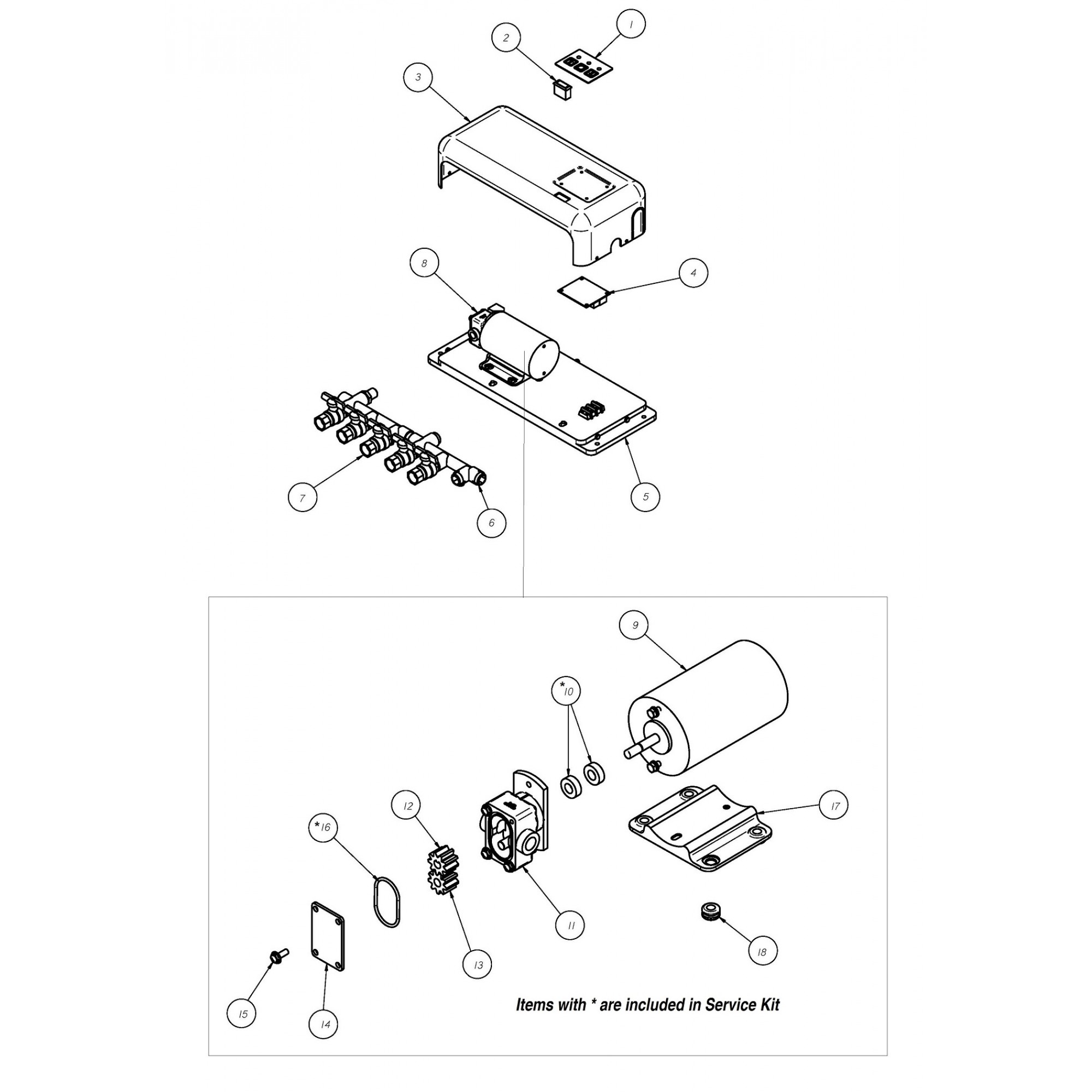 G-5 12V Gear Pump 5 Valve Oil Change Kit | GROCO