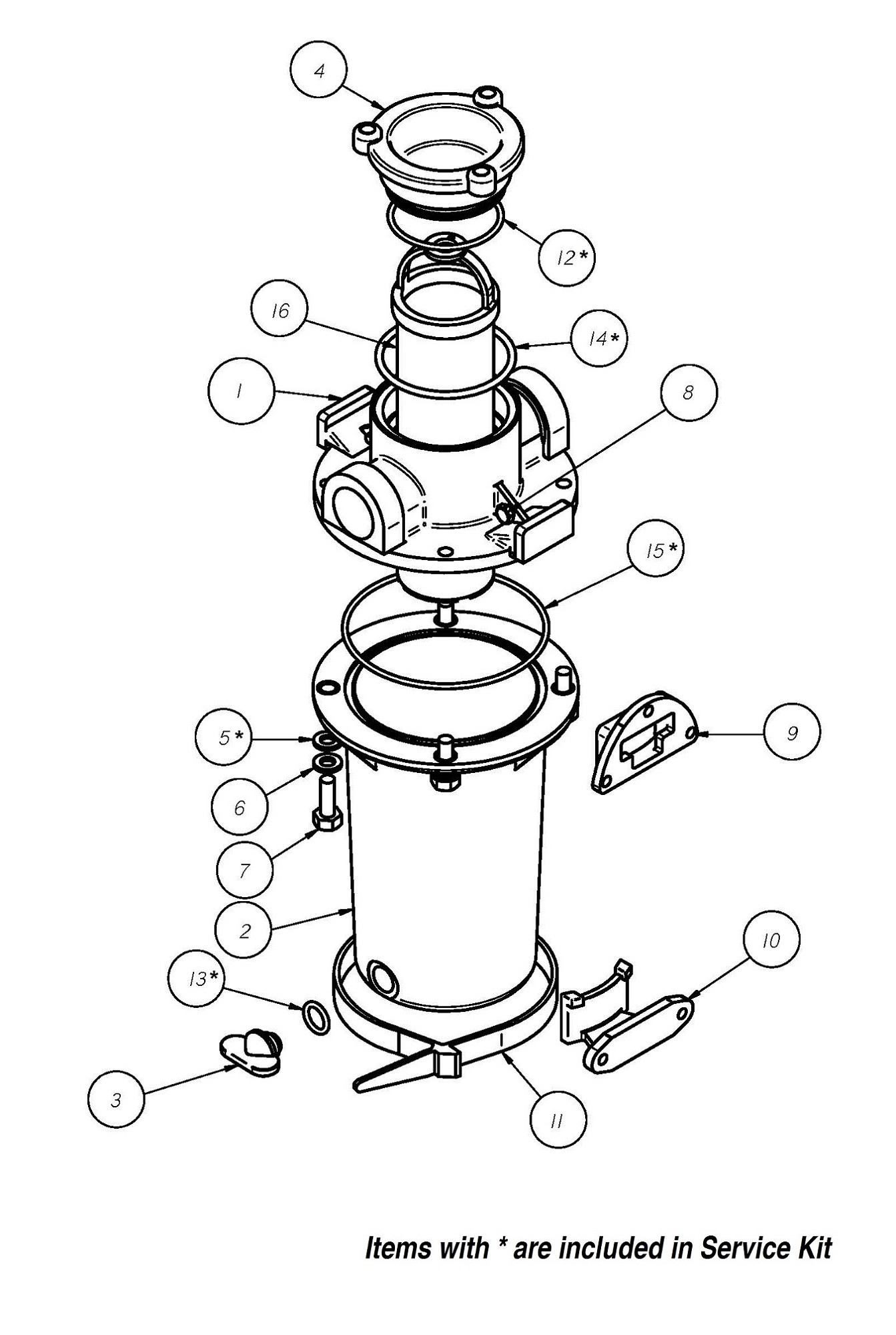ARG-1250-P 1-1/4" Raw Water Strainer | GROCO