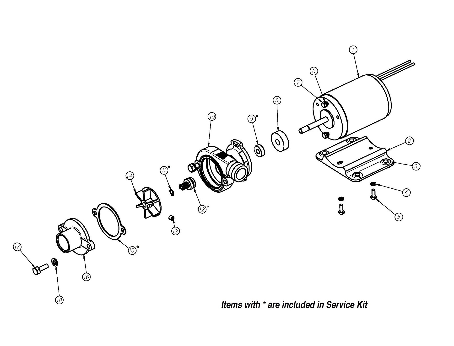 CP-20 12V Marine Continuous Duty Centrifugal Pump|GROCO