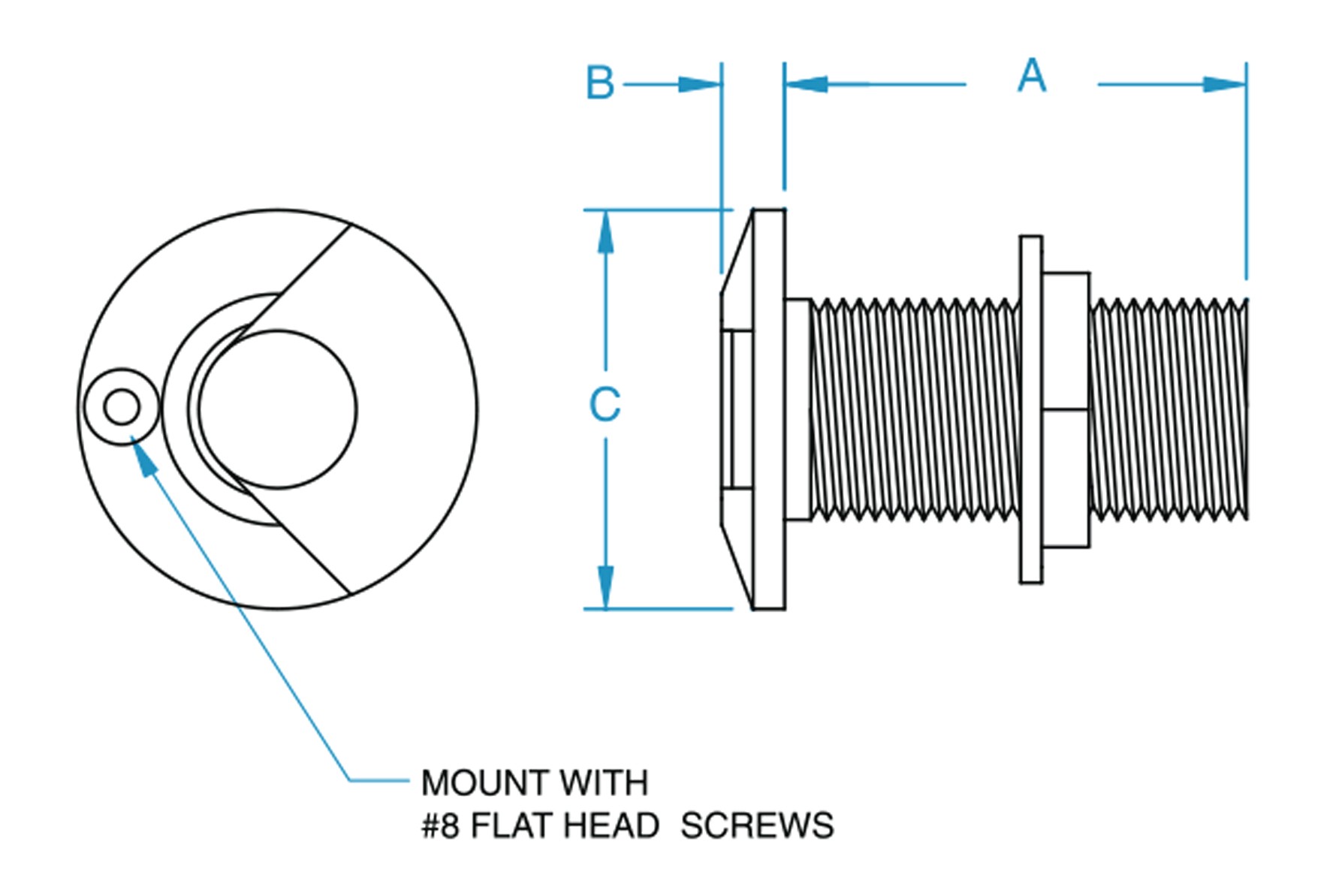 HSTH-1000-W 1" NPS NPT Combo High Speed Pickup | GROCO