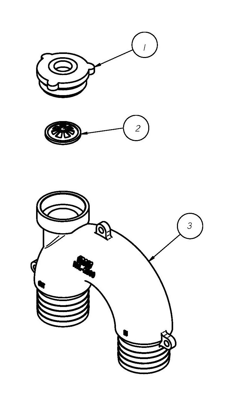 HVL-2000 - 2" Barb Bronze Vented Loop | GROCO