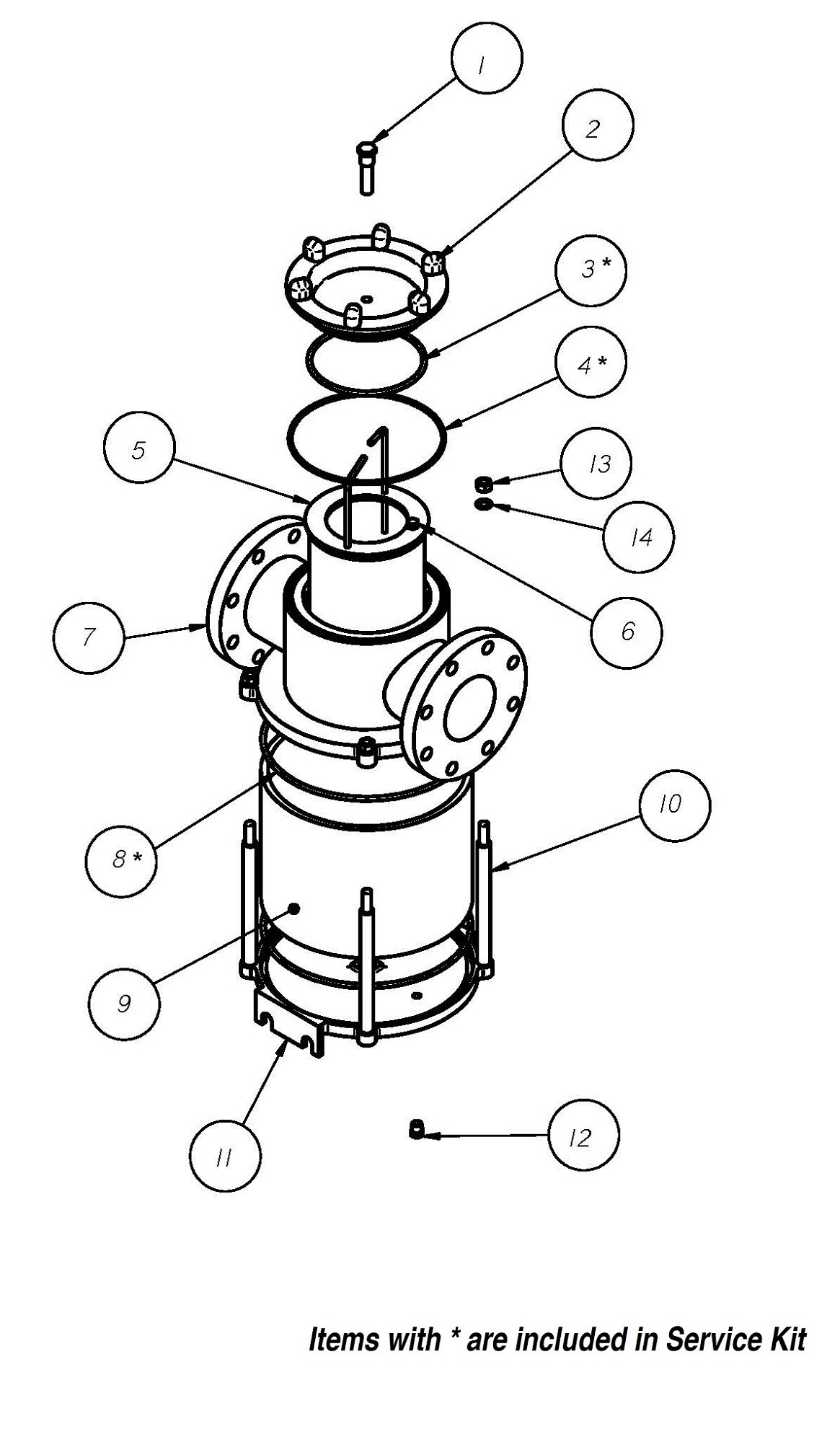 SE-4000 Series 4" Large Engine Water Strainer | GROCO