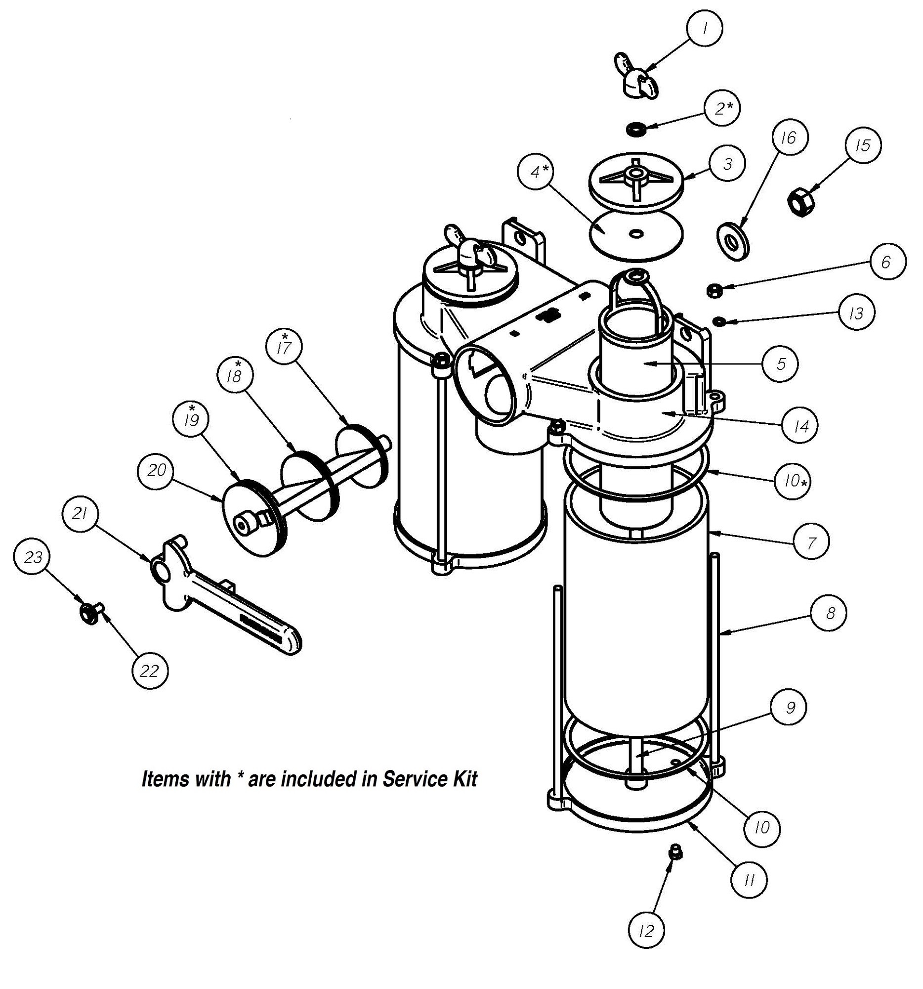 VD-2500-S 2-1/2" Duplex Raw Water Strainer | GROCO